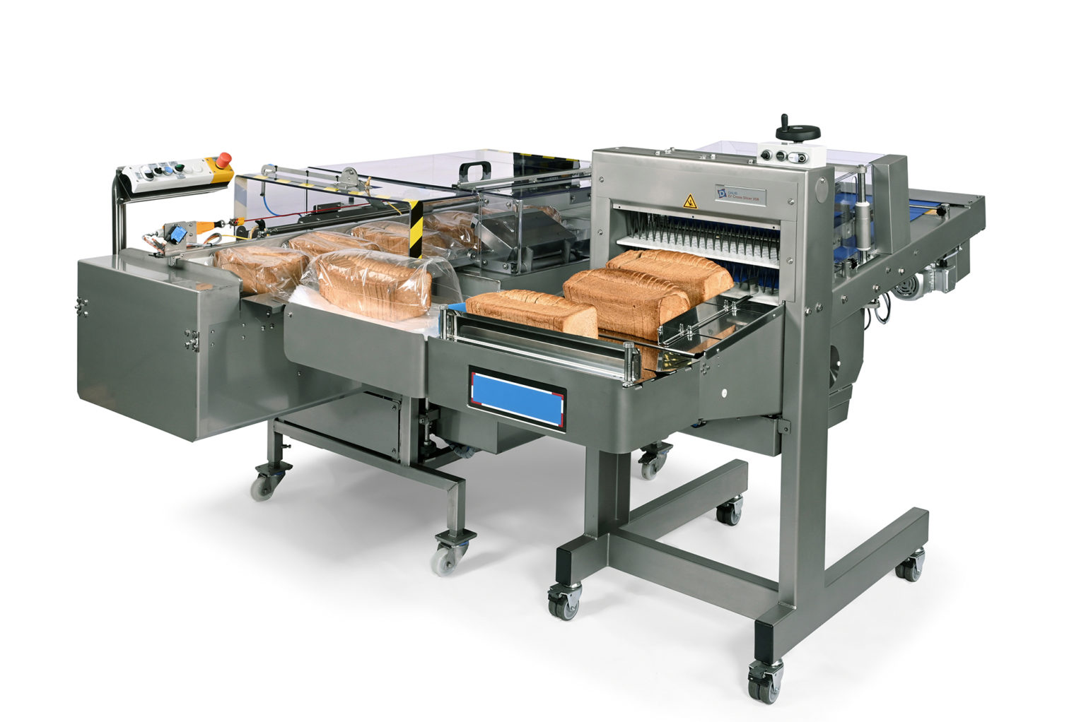 D/ Packaging Line Cross Slicer 208 - clipband closing - Daub Bakery ...