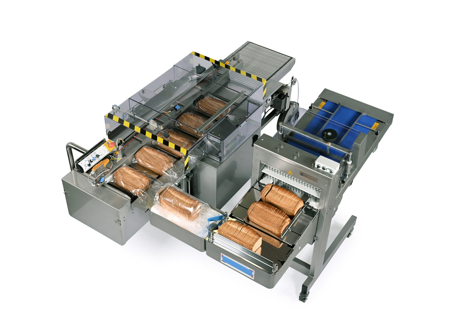 D/ Packaging Line Cross Slicer 208 - clipband closing - Daub Bakery ...